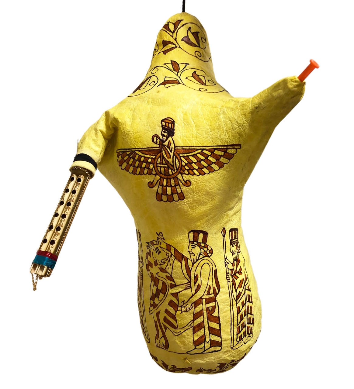 Persian Music Shop. ney-nay-anban-bagpipes-with-painting-farvahar-design